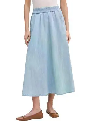 MARC AUREL Elasticated-waistband Flared Midi Skirt
