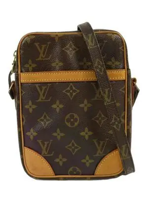 LOUIS VUITTON Danube Monogram Canvas Messenger Bag - Brown