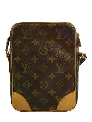 LOUIS VUITTON Danube Monogram Canvas Messenger Bag - Brown