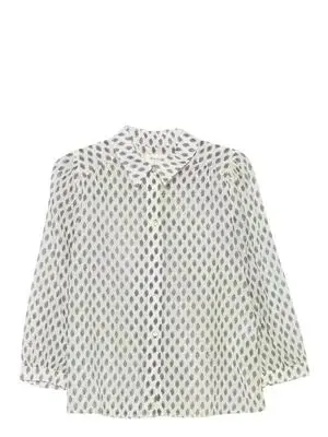 Maison123 Dylan Paisley-print Shirt - Neutrals
