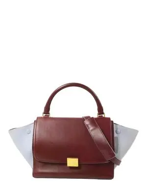 Celine Trapeze Shoulder Bag Red