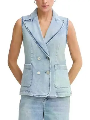 MARC AUREL Double-breasted Denim Jacket