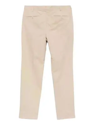 Brioni Pressed-crease Tailored Trousers - Neutrals
