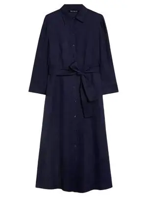 PENNYBLACK Button-up Shirt Midi Dress - Blue