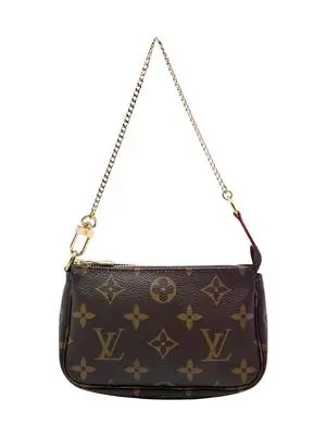 LOUIS VUITTON 2020 Monogram Mini Pochette Accessoires Handbag - Brown