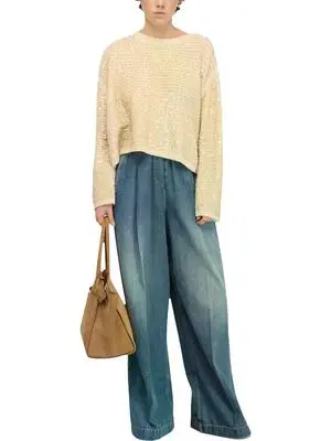 SEMICOUTURE Jimmy Pleated-detail Jeans