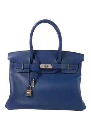 Hermès Birkin 30 Tote Bag - Blue