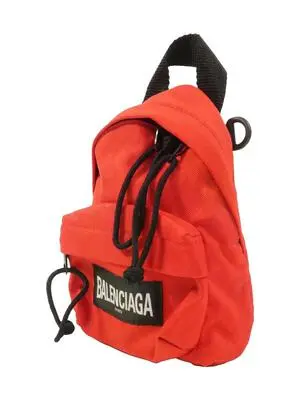 Balenciaga Logo-patch Shoulder Bag - Red