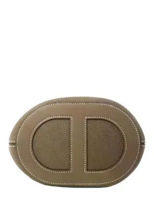 Hermès 2024 In The Loop 18 Clemence Mini Bag Brown
