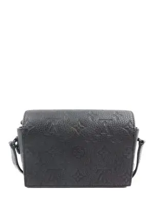 LOUIS VUITTON Steamer Monogram Shoulder Bag - Black