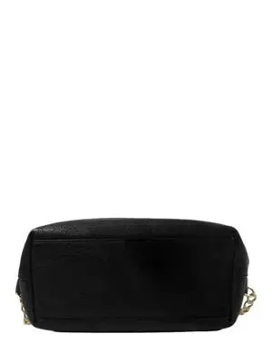 TORY BURCH Logo-plaque Pebbled-leather Backpack