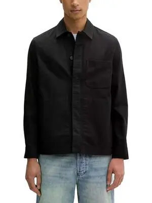 Marc O'polo Button-up Chest-pocket Jacket - Black