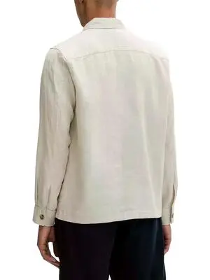 Marc O'polo Zip-up Patch-pocket Jacket - Neutrals