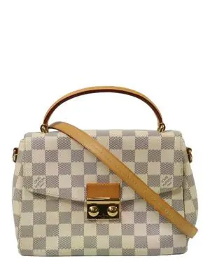LOUIS VUITTON Croisette Damier Azur Canvas-shoulder Bag Blue