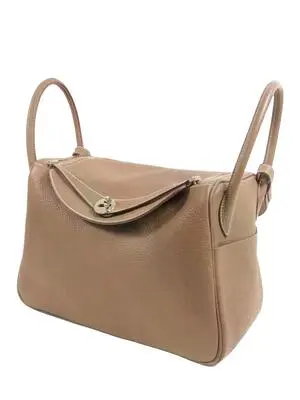Hermès 2016 Lindy 30 Tote Bag Neutrals