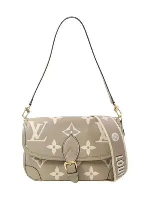LOUIS VUITTON Diane Monogram Empreinte Shoulder Bag - Neutrals