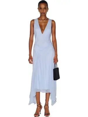 REFORMATION Stellina Dress Cloud - Blue