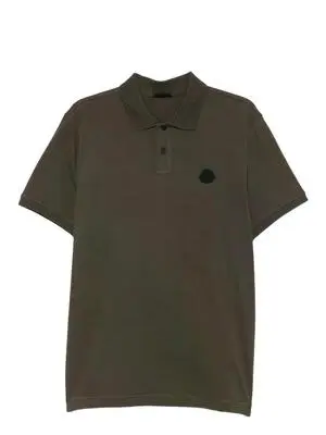 Moncler Logo-patch Polo Shirt - Green