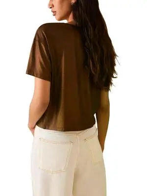 PENNYBLACK Metallic-effect Pocket T-shirt