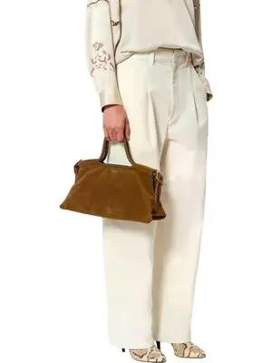 Isabel Marant Étoile Pipa M Suede Bag - Brown