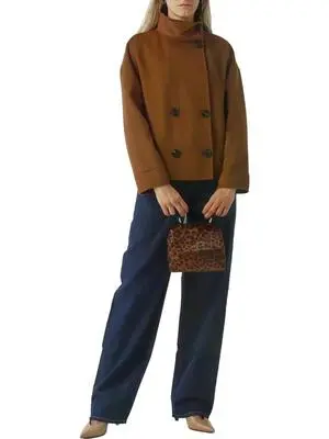 Orciani Leopard-print Pony-hair Tote Bag - Brown