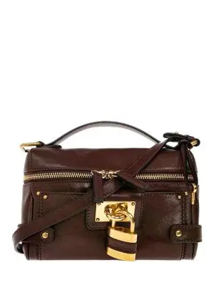 Chloé Paddington Leather Vanity Bag - Brown