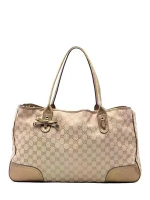 Gucci 2016-2026 Gg Canvas Princy Tote Bag - Neutrals