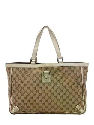 Gucci 2000-2015 Gg Canvas Abbey D Ring Tote Bag - Neutrals