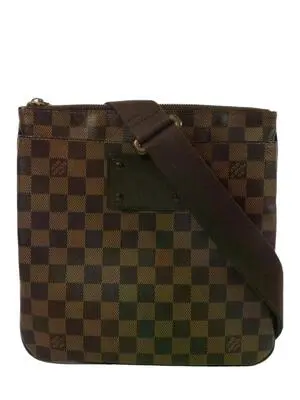 LOUIS VUITTON Damier Brooklyn Shoulder Bag - Brown