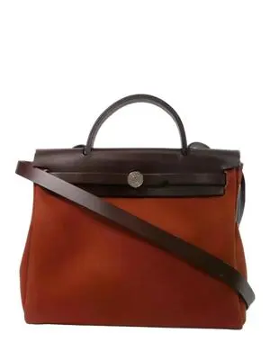 Hermès Herbag Pm Tote Bag Orange