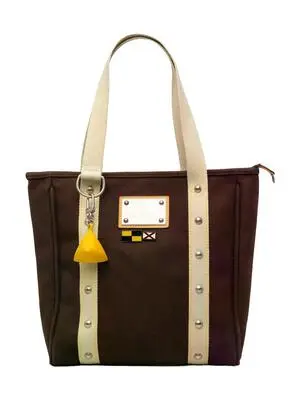 LOUIS VUITTON 2005 Antigua Cabas Mm Tote Bag - Brown