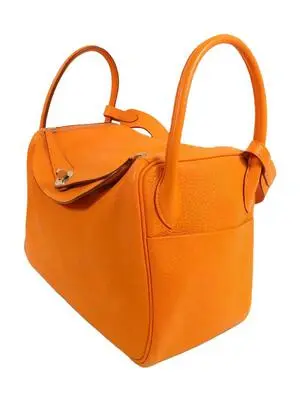 Hermès 2012 30 Lindy Shoulder Bag Orange