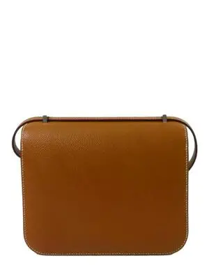 Hermès 2021 Mini Constance Epsom Cross Body Bag - Brown