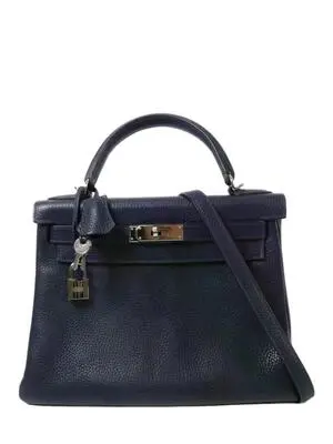 Hermès 2016 28 Kelly Tote Bag Blue