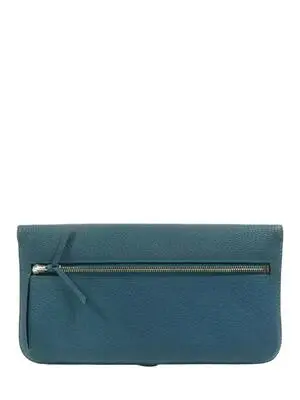 Hermès Mm Dogon Long Wallet - Blue