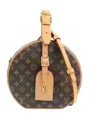 LOUIS VUITTON Petite Boite Chapeau Monogram Canvas Tote Bag - Brown