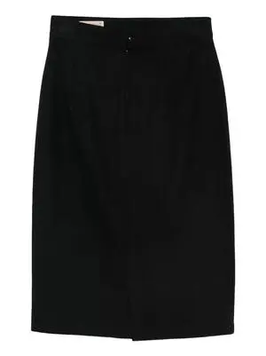 VERSACE 1980s High-waisted Pencil Midi Skirt