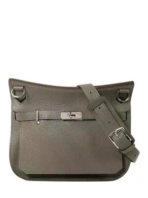 Hermès 2011 28 Jypsiere Togo Shoulder Bag Grey
