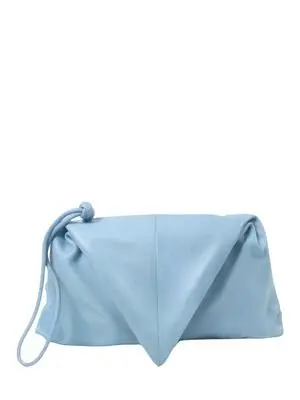 Bottega Veneta Trine Angular Clutch Bag - Blue