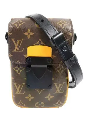 LOUIS VUITTON S-lock Monogram Macassar Shoulder Bag - Brown