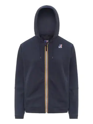 K-WAY Prosper Brushed Pc Hoodie - Blue