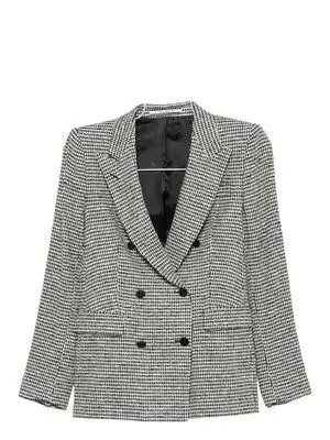Tagliatore Wool Blend Double-breasted Jacket - Multicolor