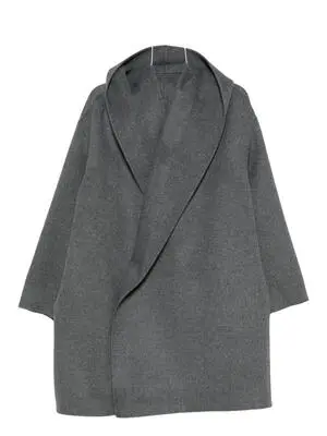 TOTEME Wool Hooded Coat - Multicolor