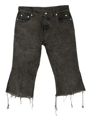 Rick Owens Denim Slim Bermuda Shorts - Multicolor