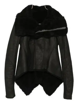 Rick Owens Leather Jacket - Multicolor