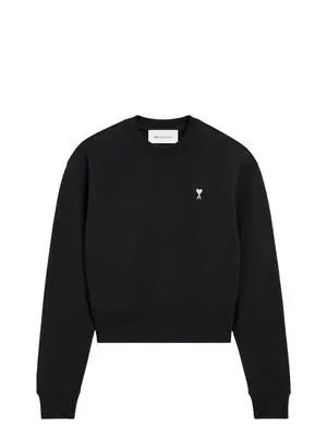 AMI Paris De Coeur Cotton Sweatshirt - Multicolor