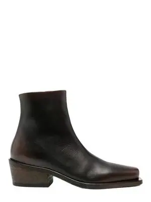 MARSÈLL Square-toe Ankle Boots