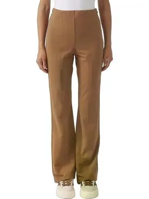 Max Mara Alabama Seam-detail Flared Trousers - Brown