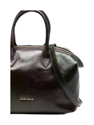 MARC ELLIS Softy Leather Tote Bag - Brown