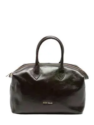 MARC ELLIS Softy Leather Tote Bag - Brown